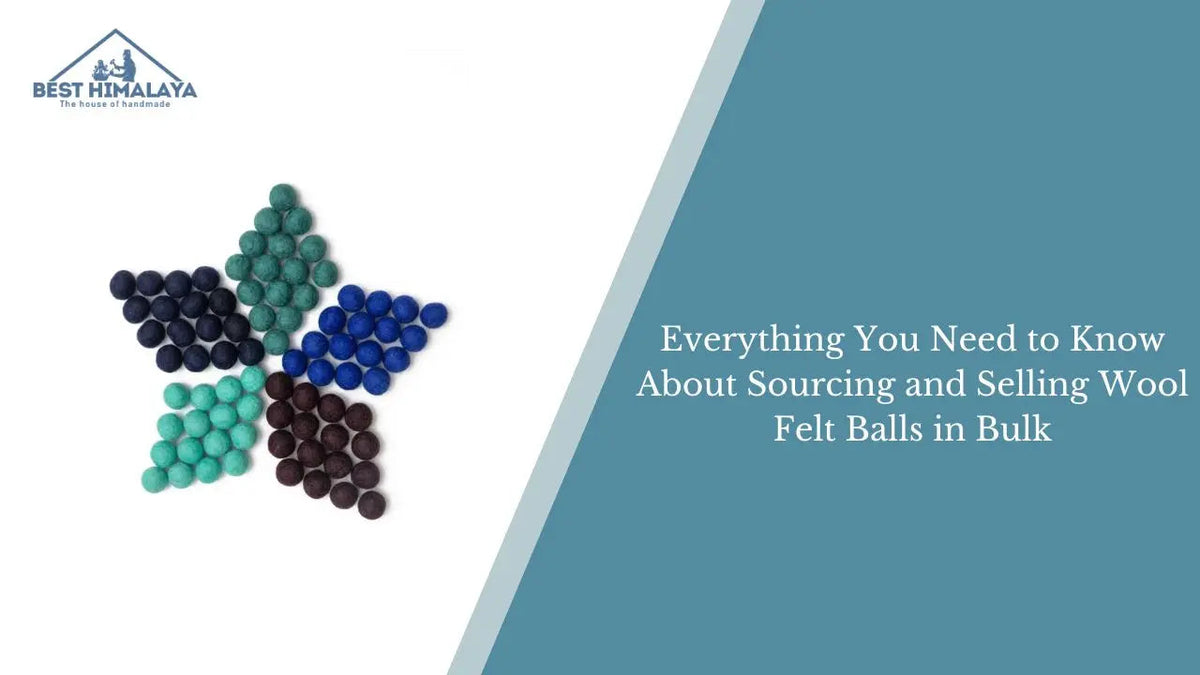 Bulk Wool Felt Balls: Eco-Friendly Craft & Décor Essentials– Best Himalaya
