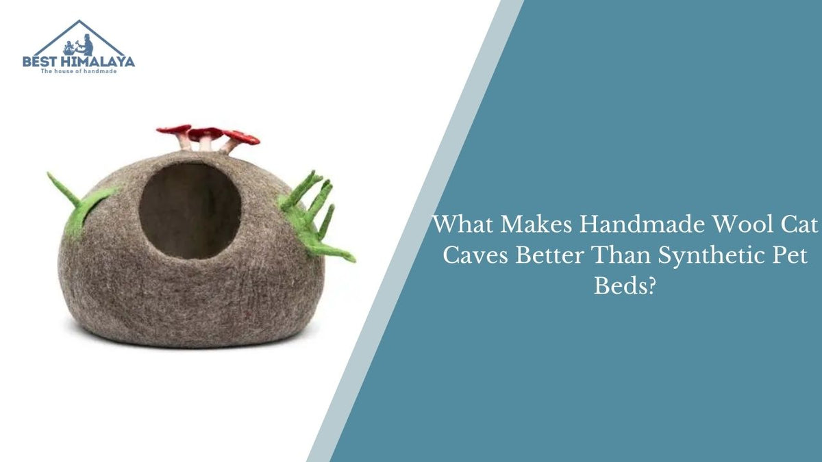 What Makes Handmade Wool Cat Caves Better Than Synthetic Pet Beds ...
